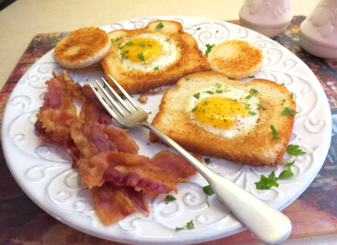 “Eggs in a Frame” a.k.a. “Eggs in a Blanket”