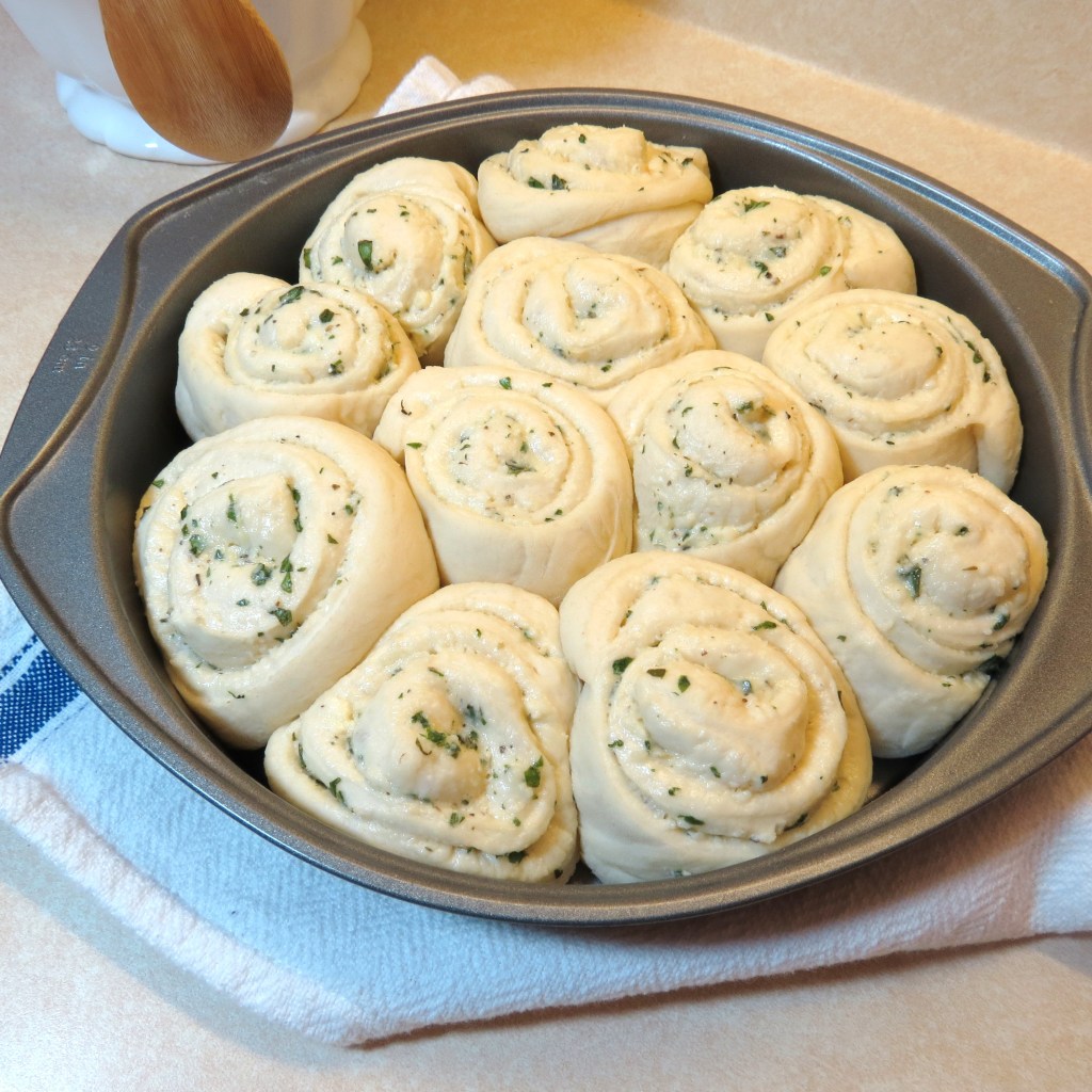 Parmesan and Basil Spiral Dinner Rolls – Short on Time? Buy Prepared Dough!
